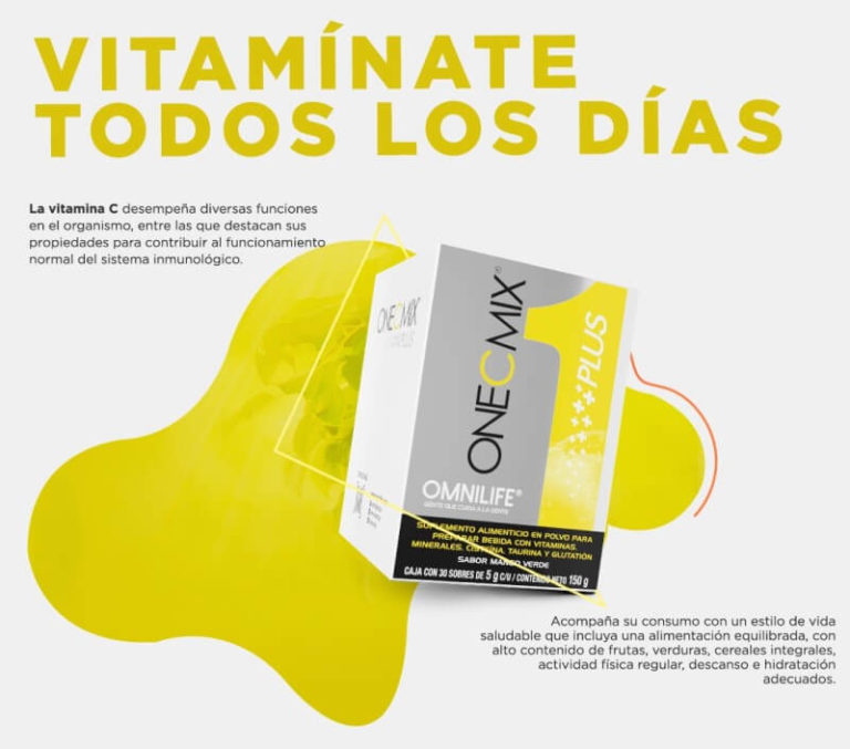One C Mix Plus Omnilife ¿para qué sirve? precio beneficios glutatión ...